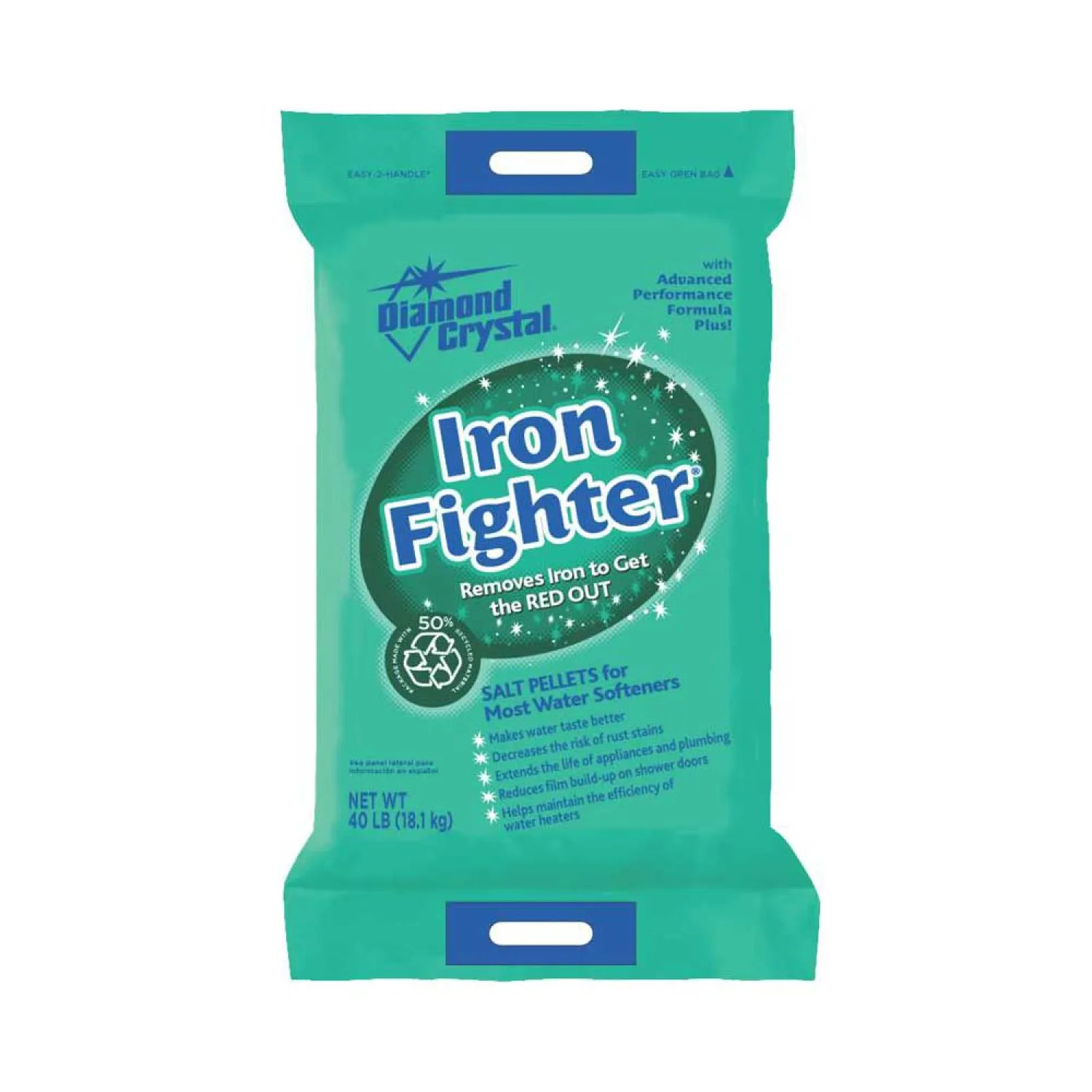 Diamond Crystal 100012408 Water Softener Red-Out Pellet, 40 lb Bag ...