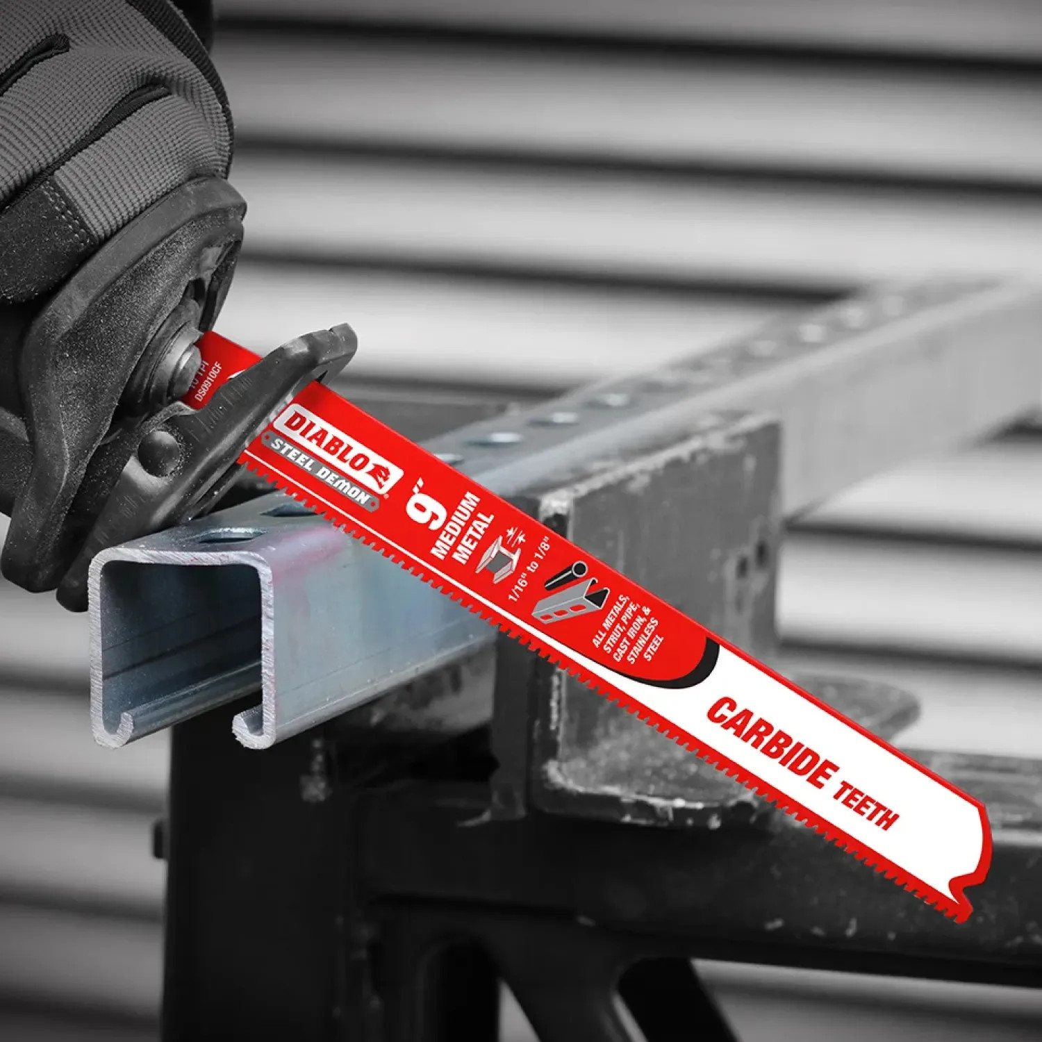 Diablo 9" 10TPI Steel Demon Carbide Teeth Reciprocating Saw Blade for ...