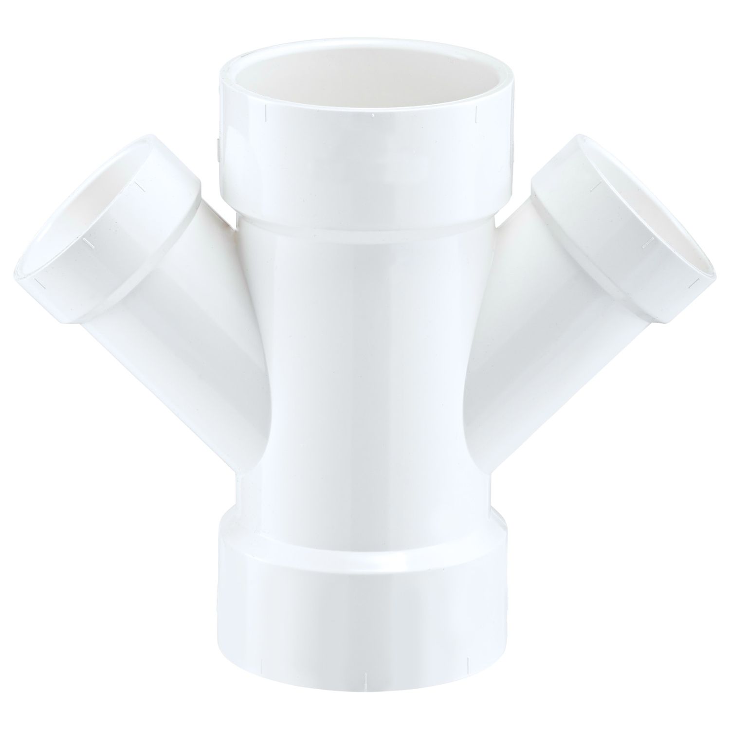 pvc double y fitting