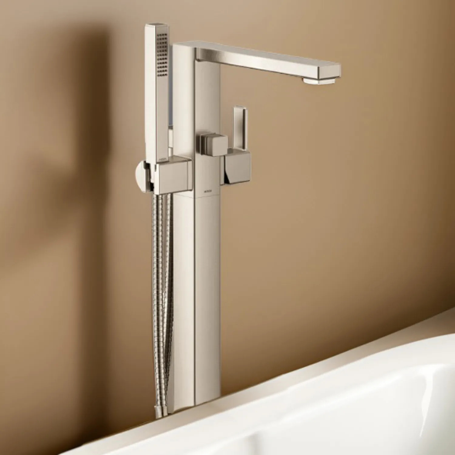 Moen 90 Degree Single-Handle Freestanding Tub Filler with 1.75 GPM ...