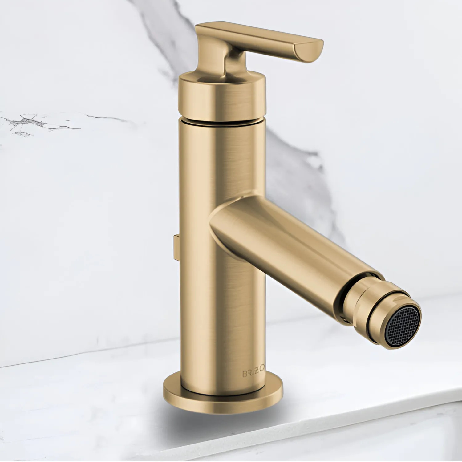 Brizo Kintsu Single-Handle Bidet Faucet with Metal Pop-Up, Lever Handle ...