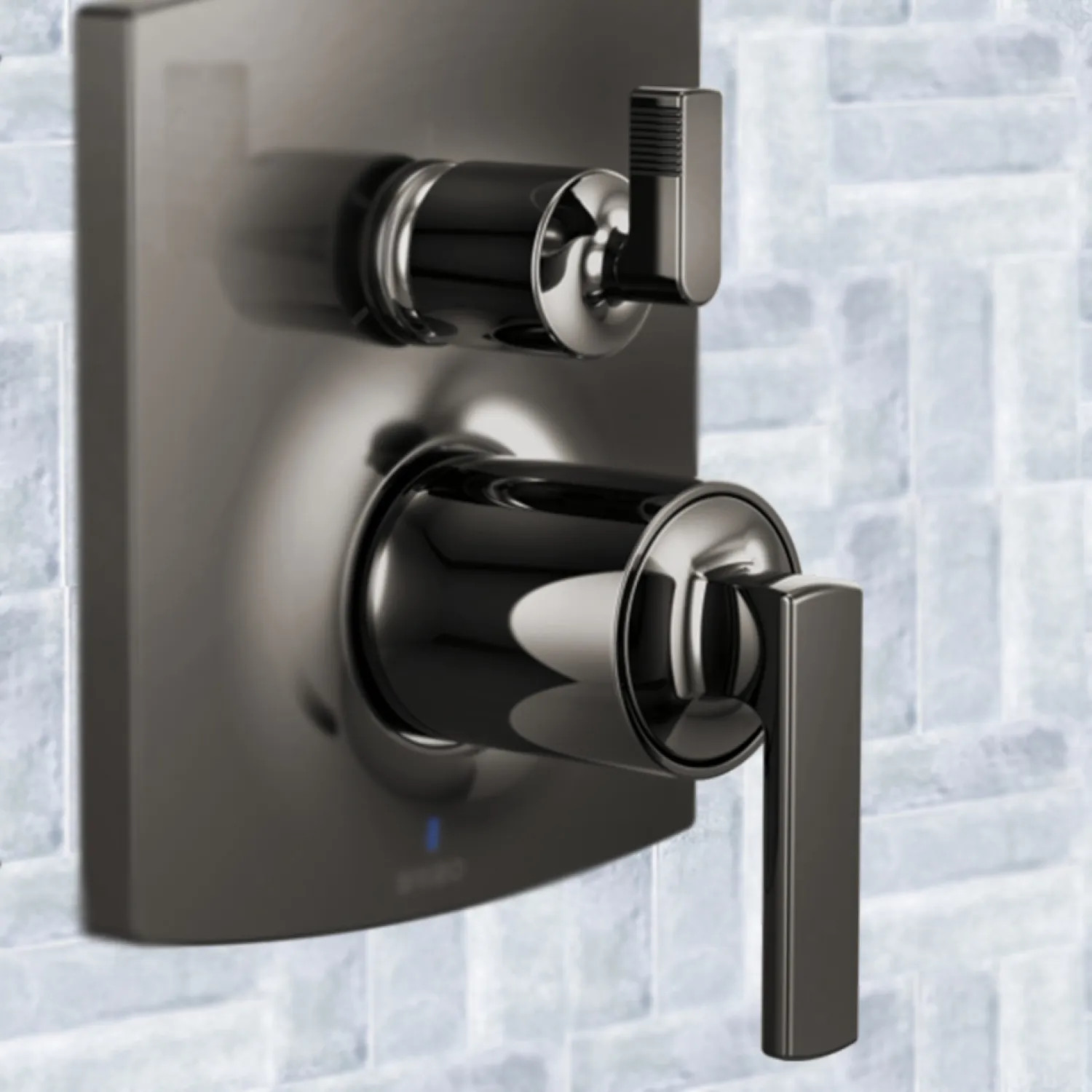 Brizo Kintsu Pressure Balance Valve with Integrated Diverter Trim Lever ...