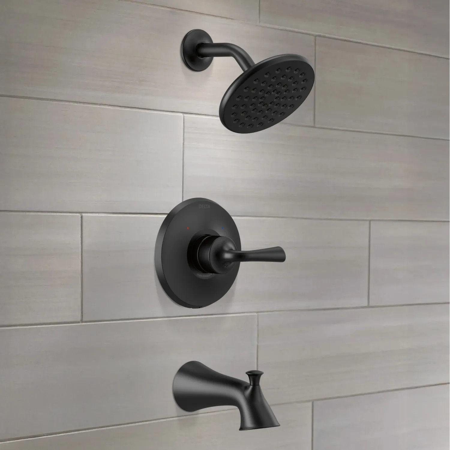 Delta Kayra Monitor 14 Series Tub & Shower Trim, Touch-Clean, Lever ...