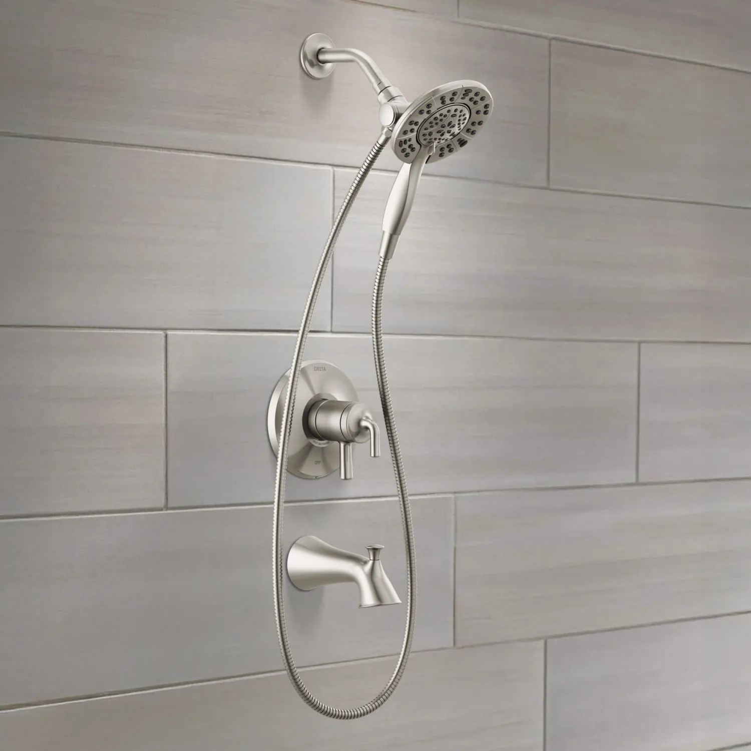 Delta Kayra Monitor 17 Series In2ition Tub & Shower Trim, Lever Handles ...