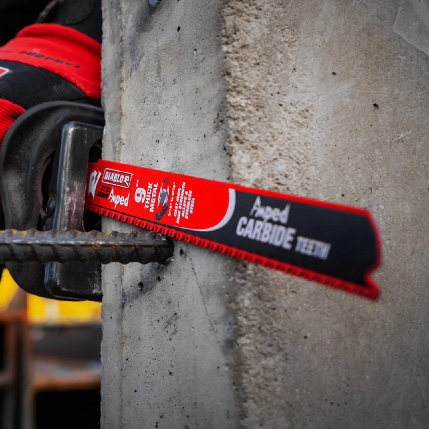 Diablo 9" 8TPI AMPED Steel Demon Carbide Teeth Reciprocating Saw Blade ...