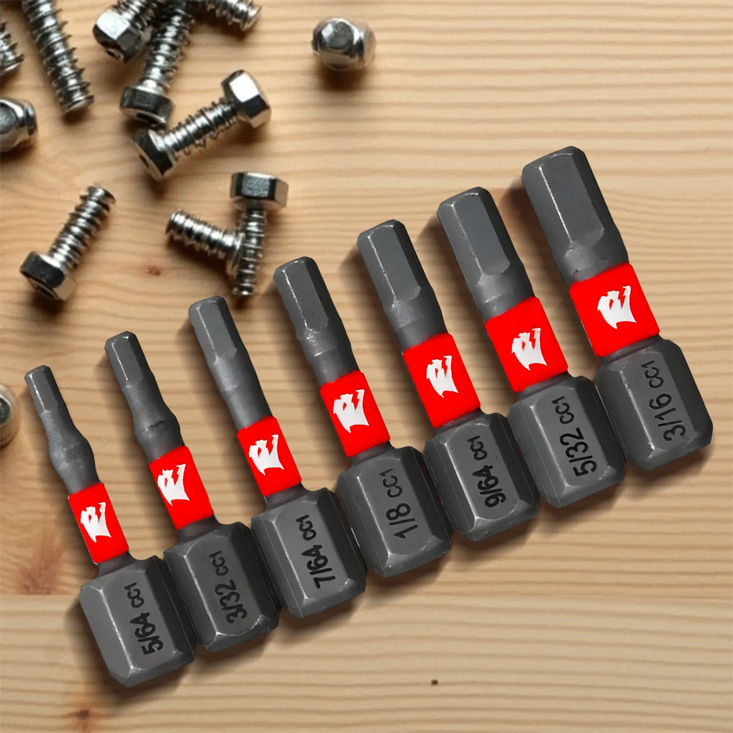 Diablo 7-Pack 1" Hex Drive Bit Set, HX Variety - DHXV1-S7