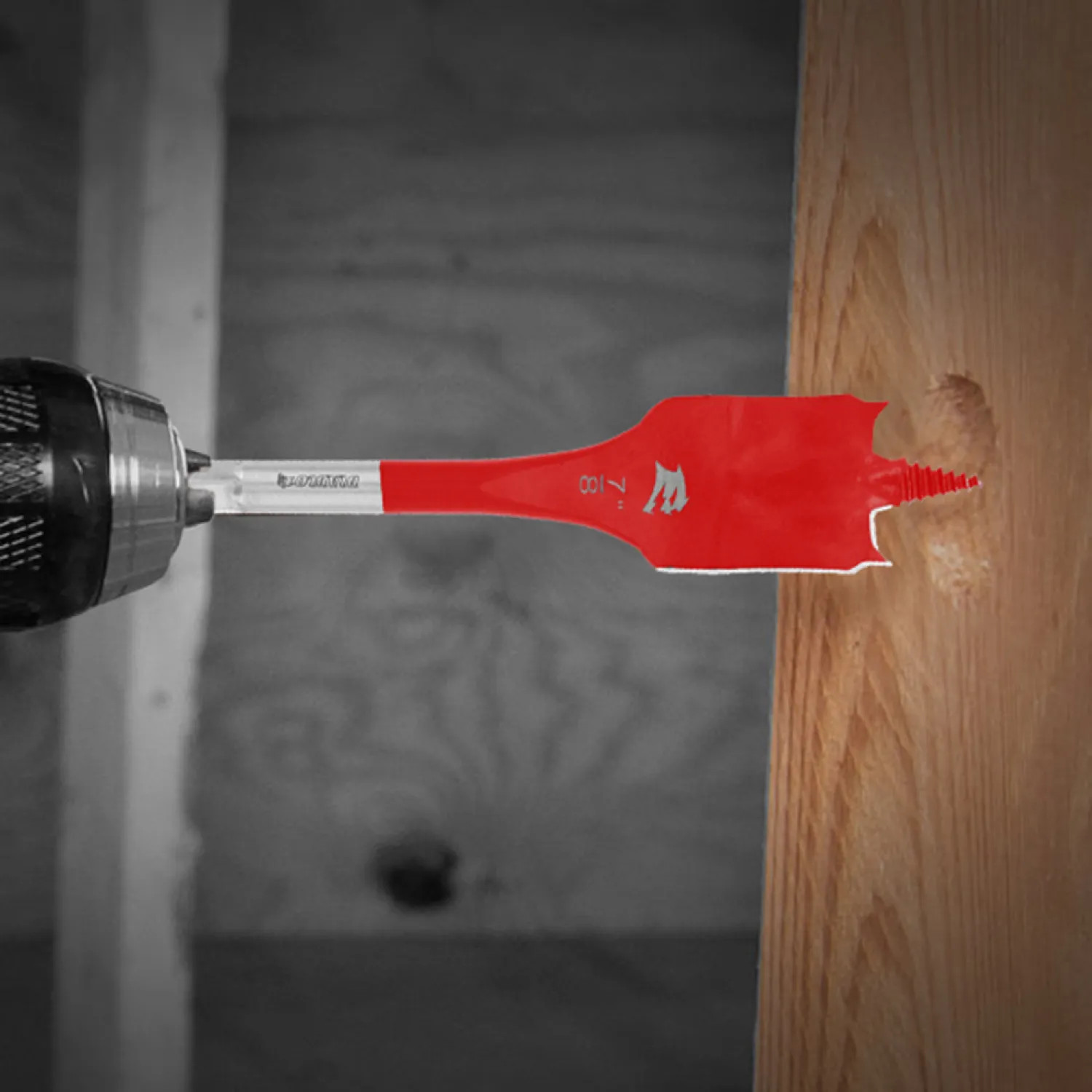 Diablo 7/8" x 4" Spade Bit with 1/4" Hex Shank for Wood - DSP1050