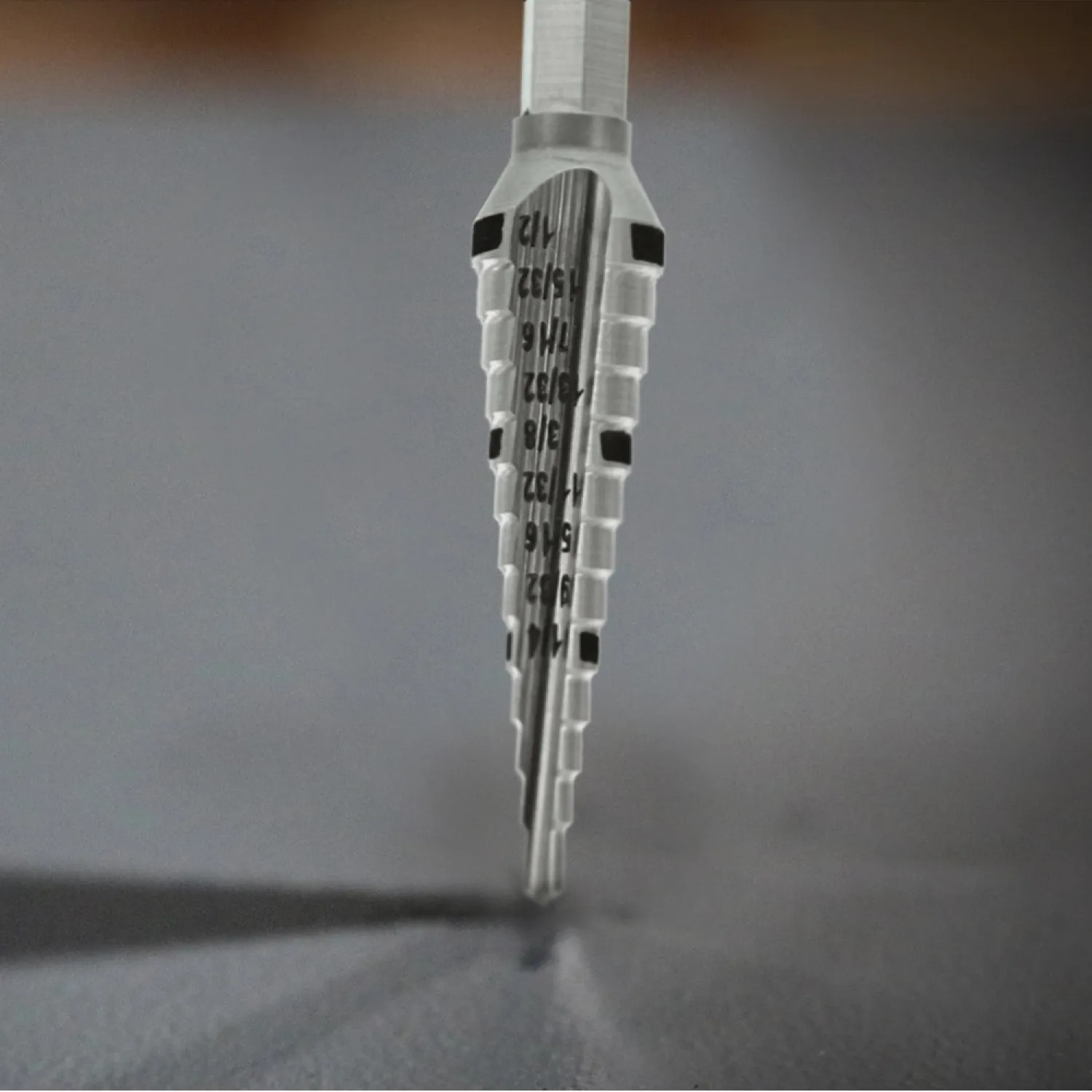 Diablo 1/4" to 1/2" Impact Step Drill Bit with Split-Point Tip and 1/4 ...