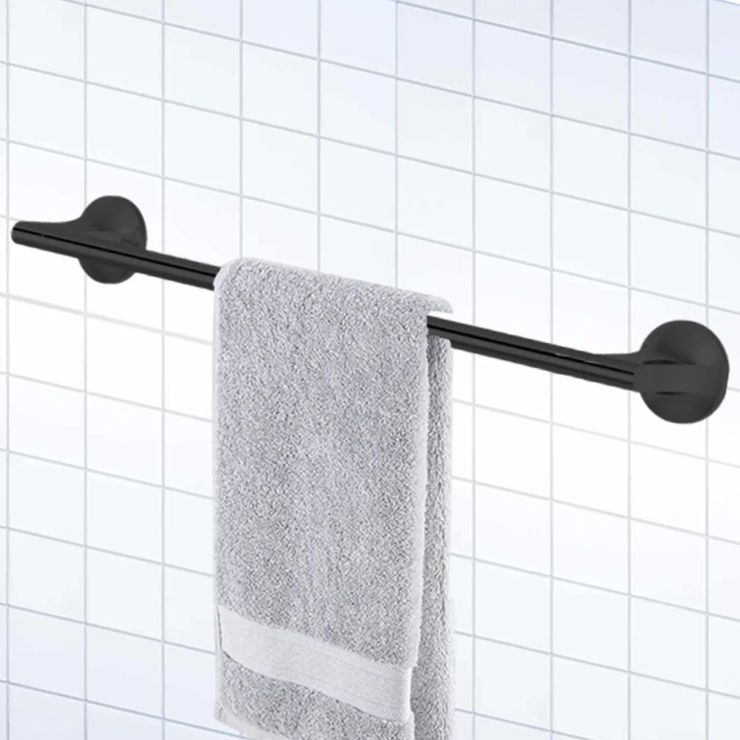 Pfister Pfirst Modern 24" Towel Bar with Mounting Hardware, Concealed ...