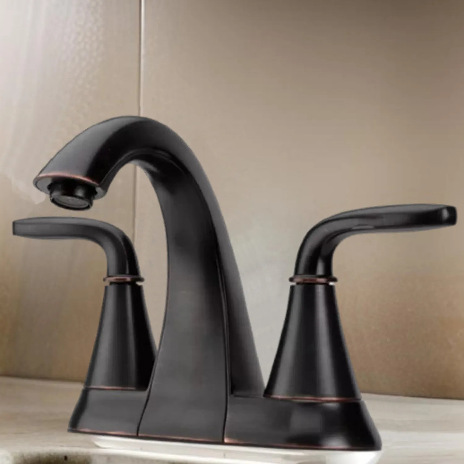 Pfister Winfield Two-Handle 4" Centerset Bathroom Faucet, Tuscan Bronze ...
