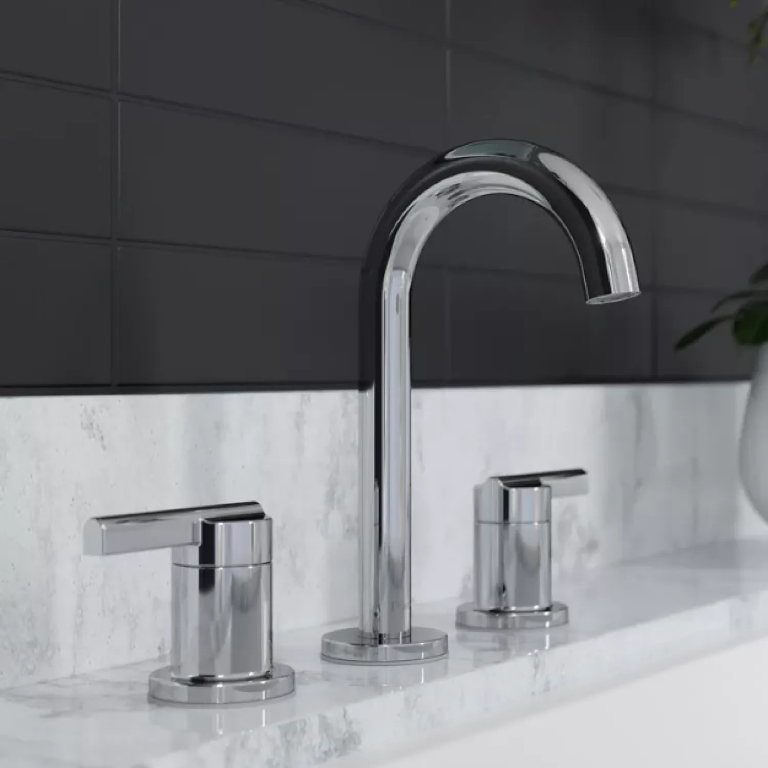 PFISTER LG49-BI0C BRISLIN TWO HANDLE WIDESPREAD LAV FAUCET CHROME