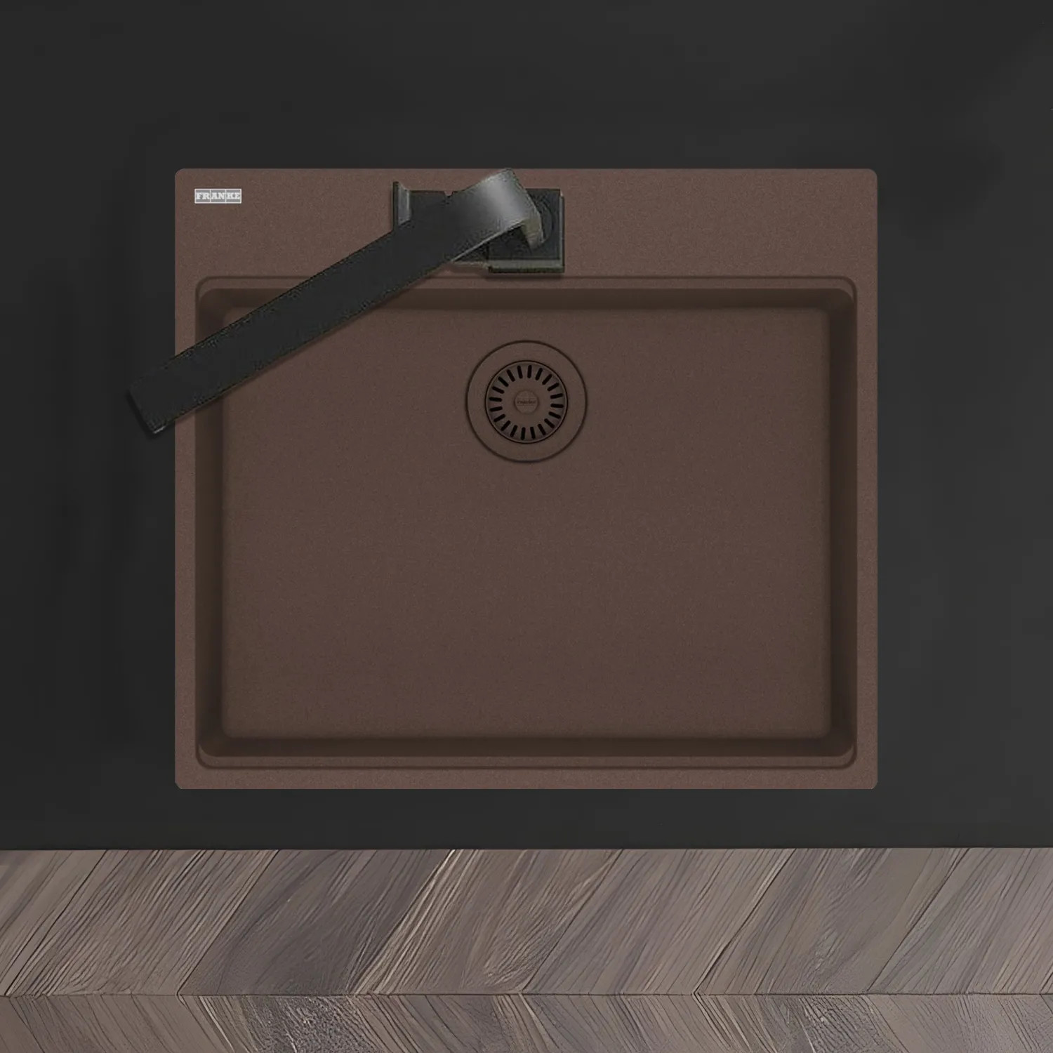 Franke Maris 25" x 22" Drop-in Single-Bowl Kitchen Sink, 5 Holes ...