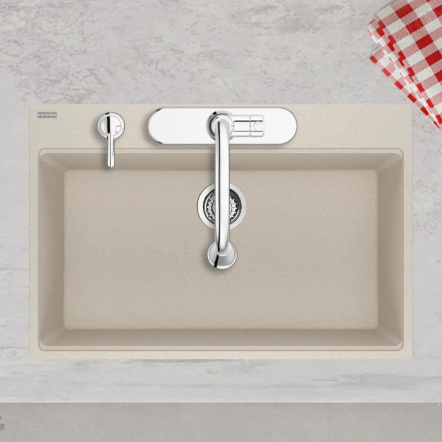 Franke Maris 33" x 22" Drop-in Single-Bowl Kitchen Sink w/ Basket ...