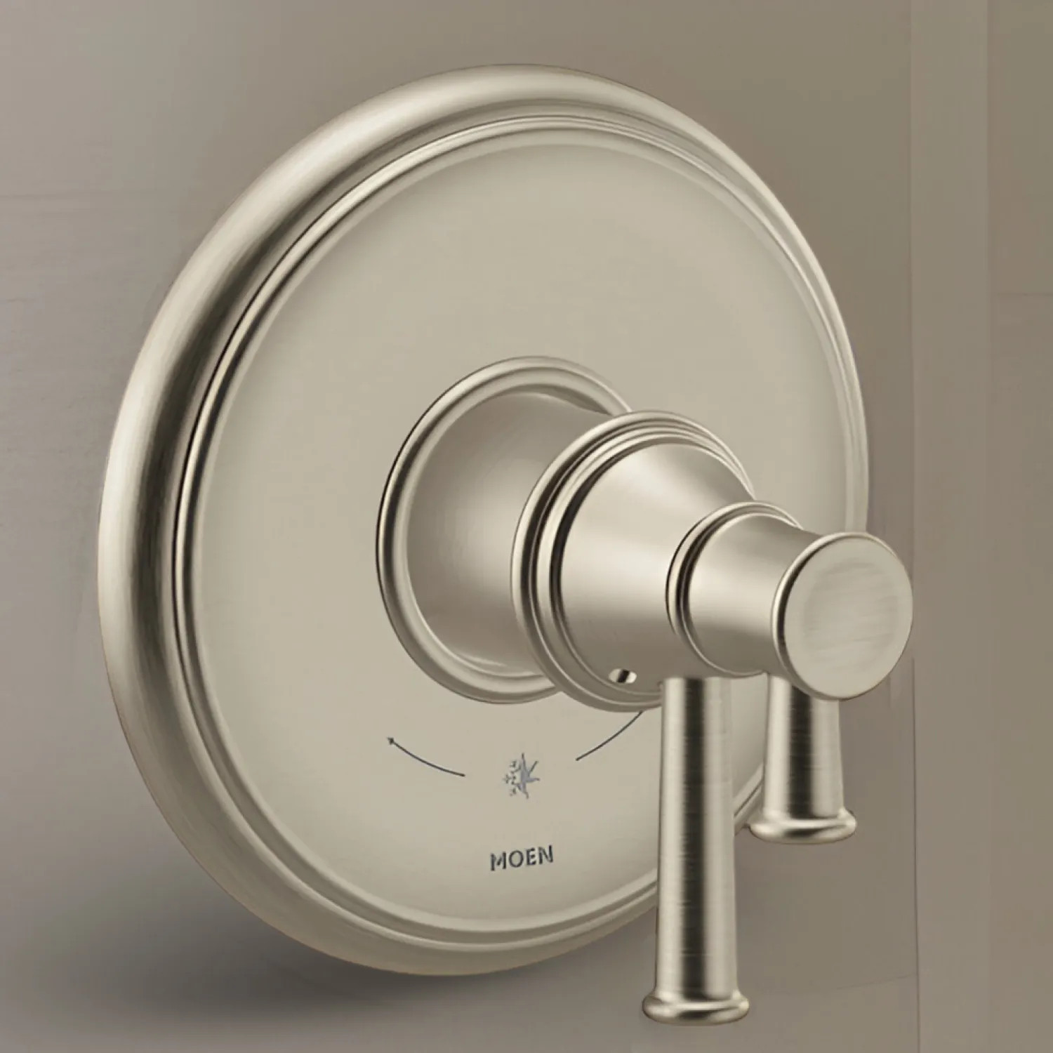 Moen Belfield Two-Handle Valve Only Trim w/ Flow Control and ...