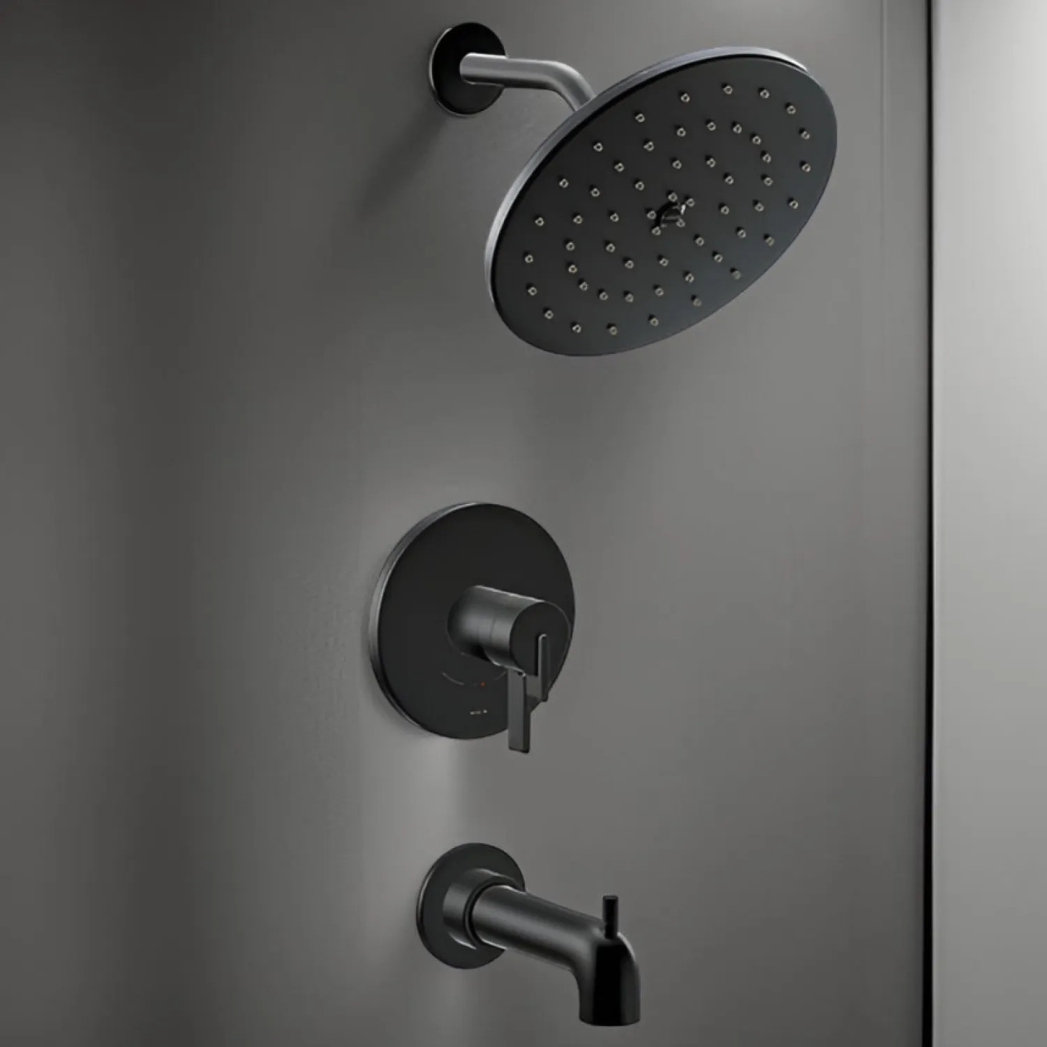 Moen CIA Tub/Shower Faucet with Two-Handle Flow Control and Temperature ...