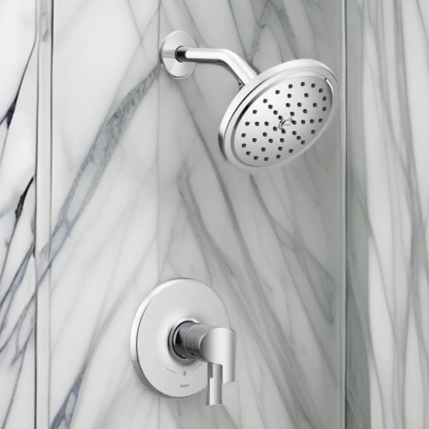 Moen Doux 6-3/4" Eco-Performance Rainshower Faucet, Lever Handle ...