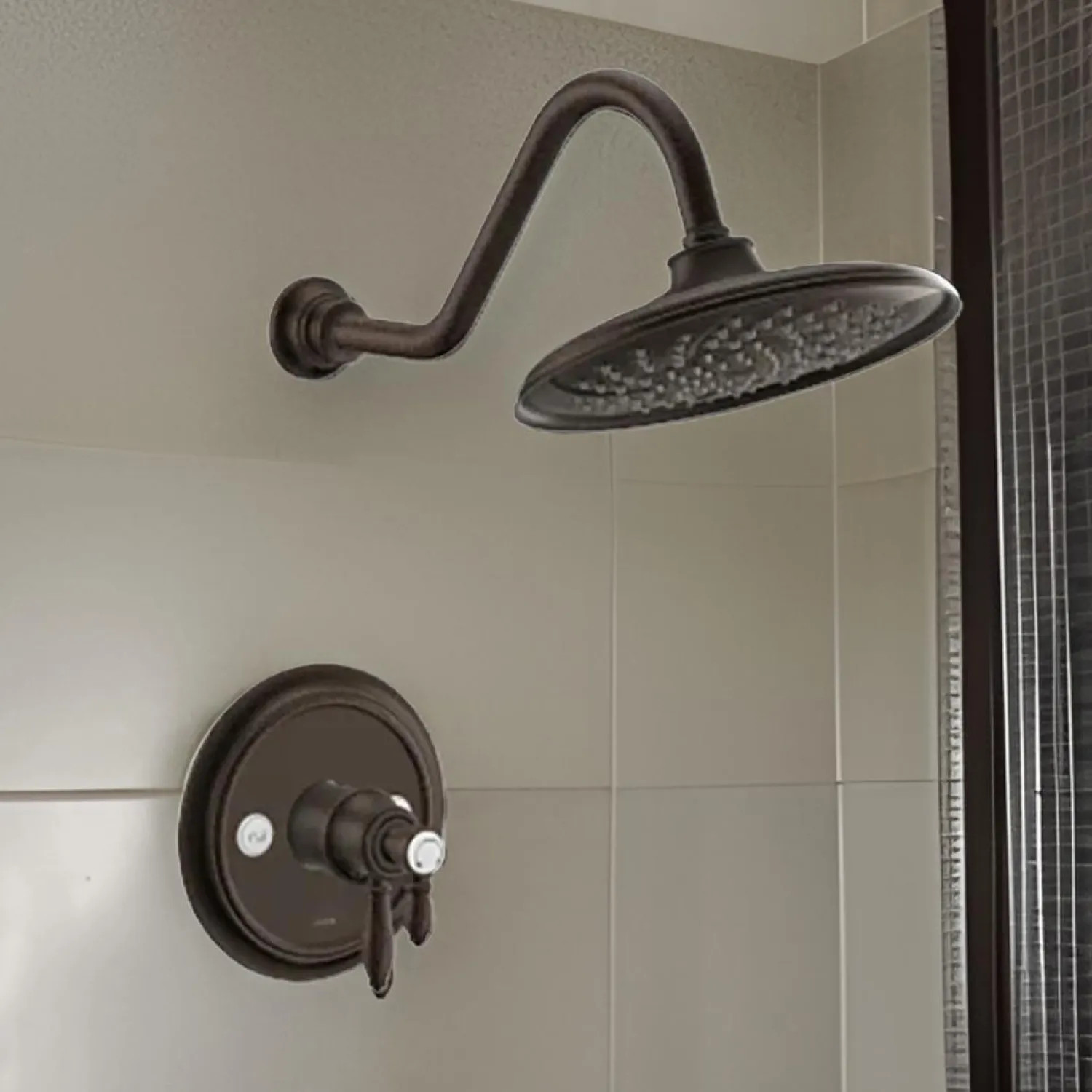 Moen Weymouth 9" Eco-Performance Rainshower Faucet, Lever Handle, Two ...
