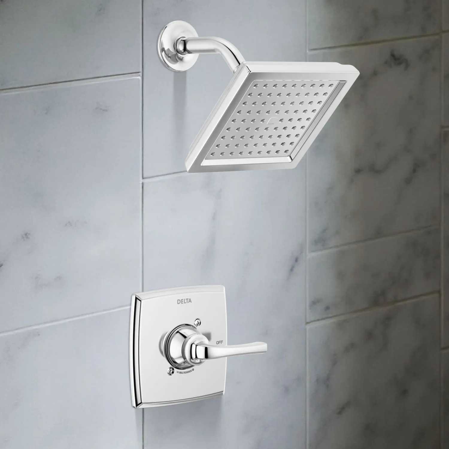 Delta Geist Monitor 14-Series Shower Faucet, Touch-Clean, MultiChoice ...