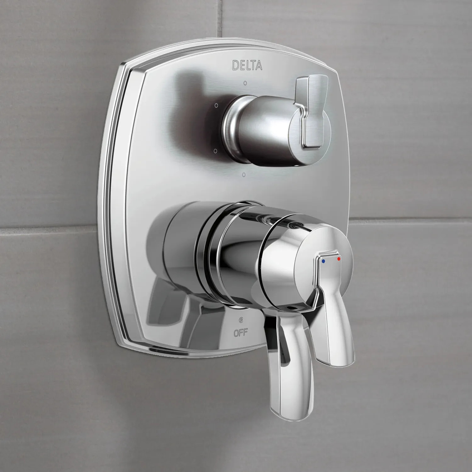 Delta Stryke Monitor 17 Series Integrated Diverter Valve Trim With Six ...