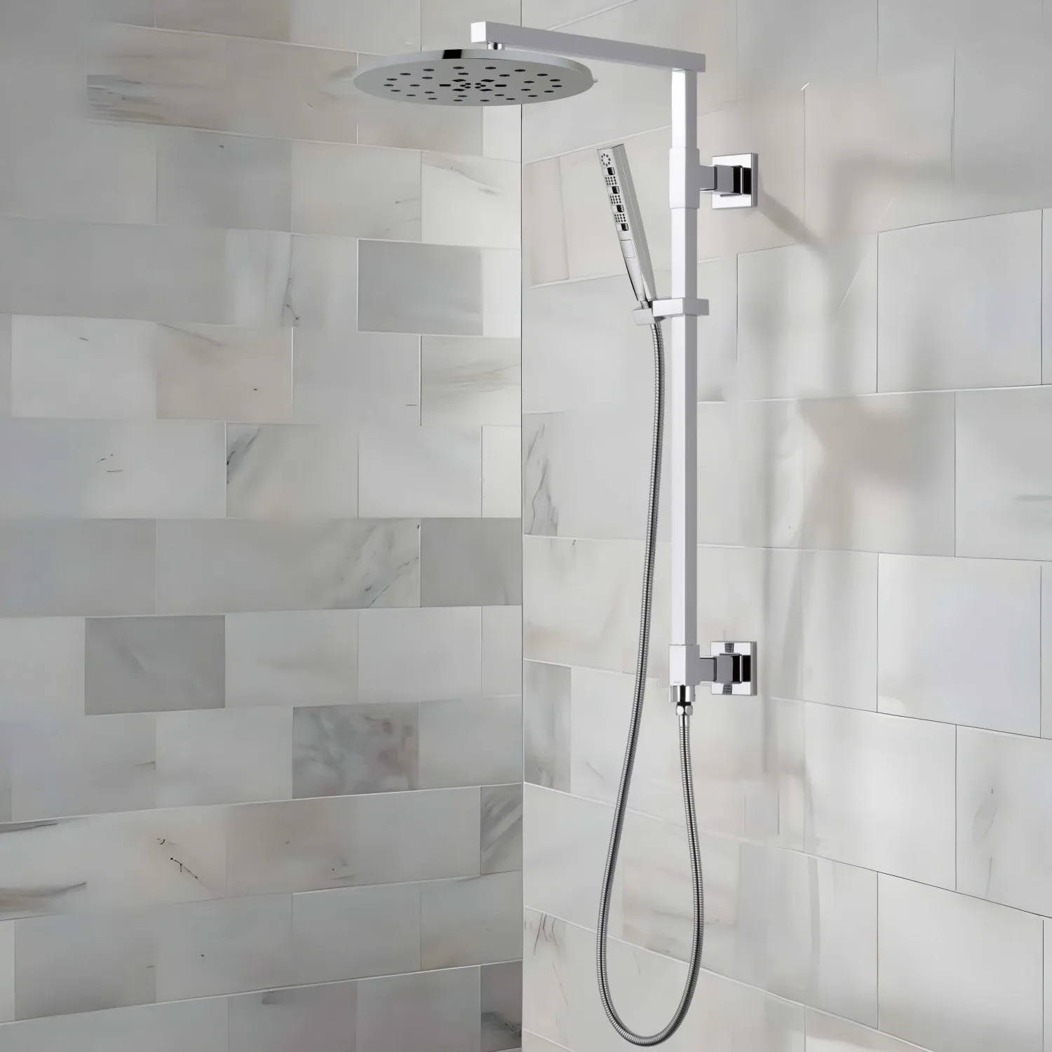 Delta Emerge Universal Showering 26" Angular Shower Column, 3-Way ...
