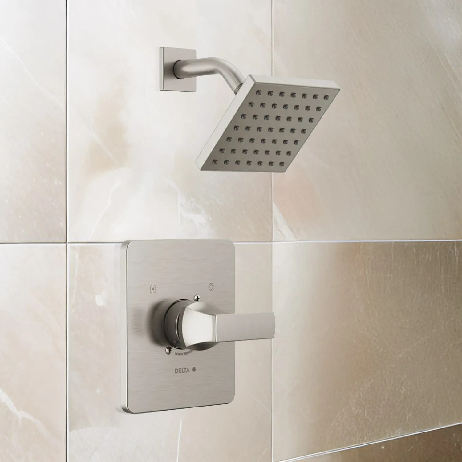 Delta Velum Monitor 14 Series Shower Trim, TouchClean, MultiChoice, ADA ...