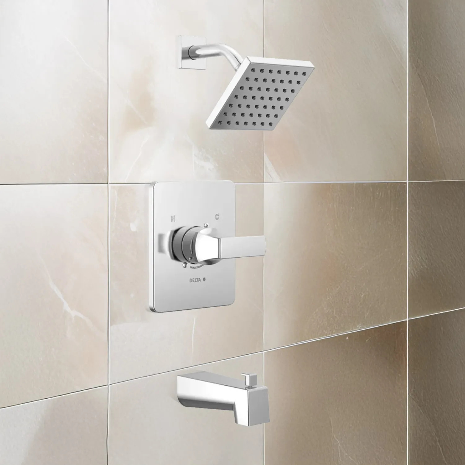 Delta Velum Monitor 14 Series Tub & Shower, TouchClean, MultiChoice ...