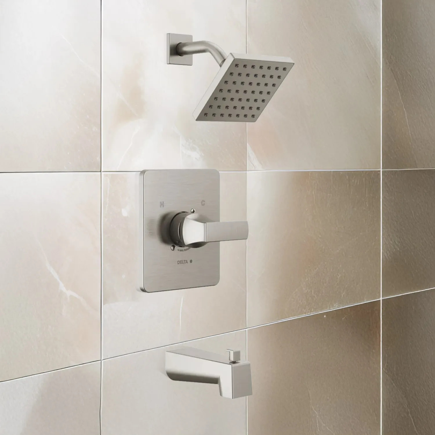 Delta Velum Monitor 14 Series Tub & Shower, TouchClean, MultiChoice ...