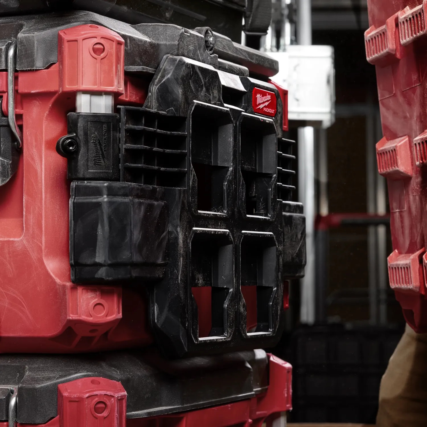 Milwaukee PACKOUT Compact Plate with (2) Attachment Mounts for Tool Box ...