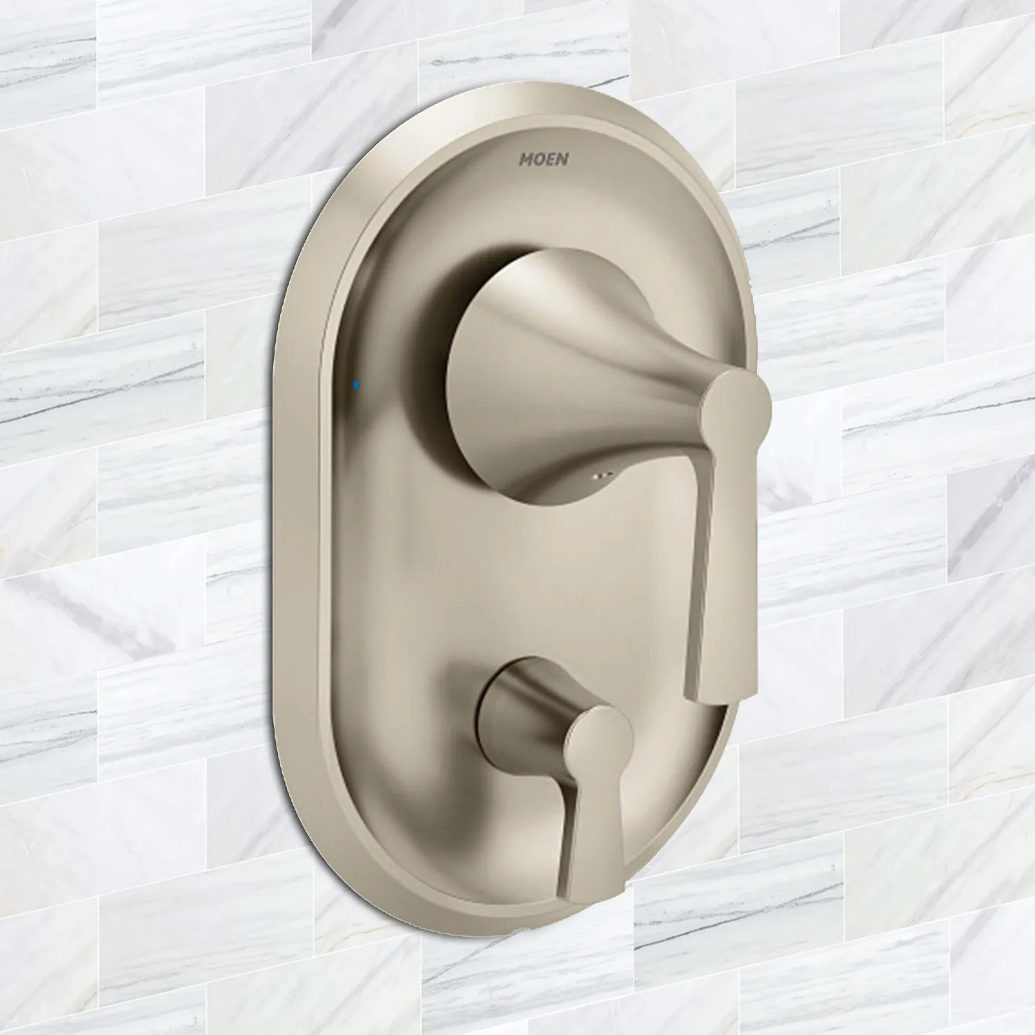 Moen Jase Posi-Temp with Diverter Valve Trim, M-PACT, ADA, Brushed Nickel - T2195BN