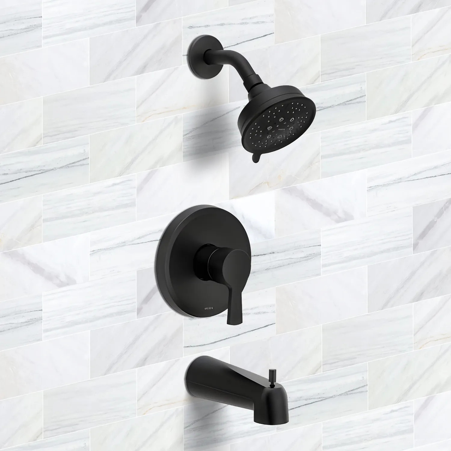 Moen Jase M-CORE 2 Series Tub/Shower Trim, M-PACT, ADA, 1.75 GPM, Matte ...