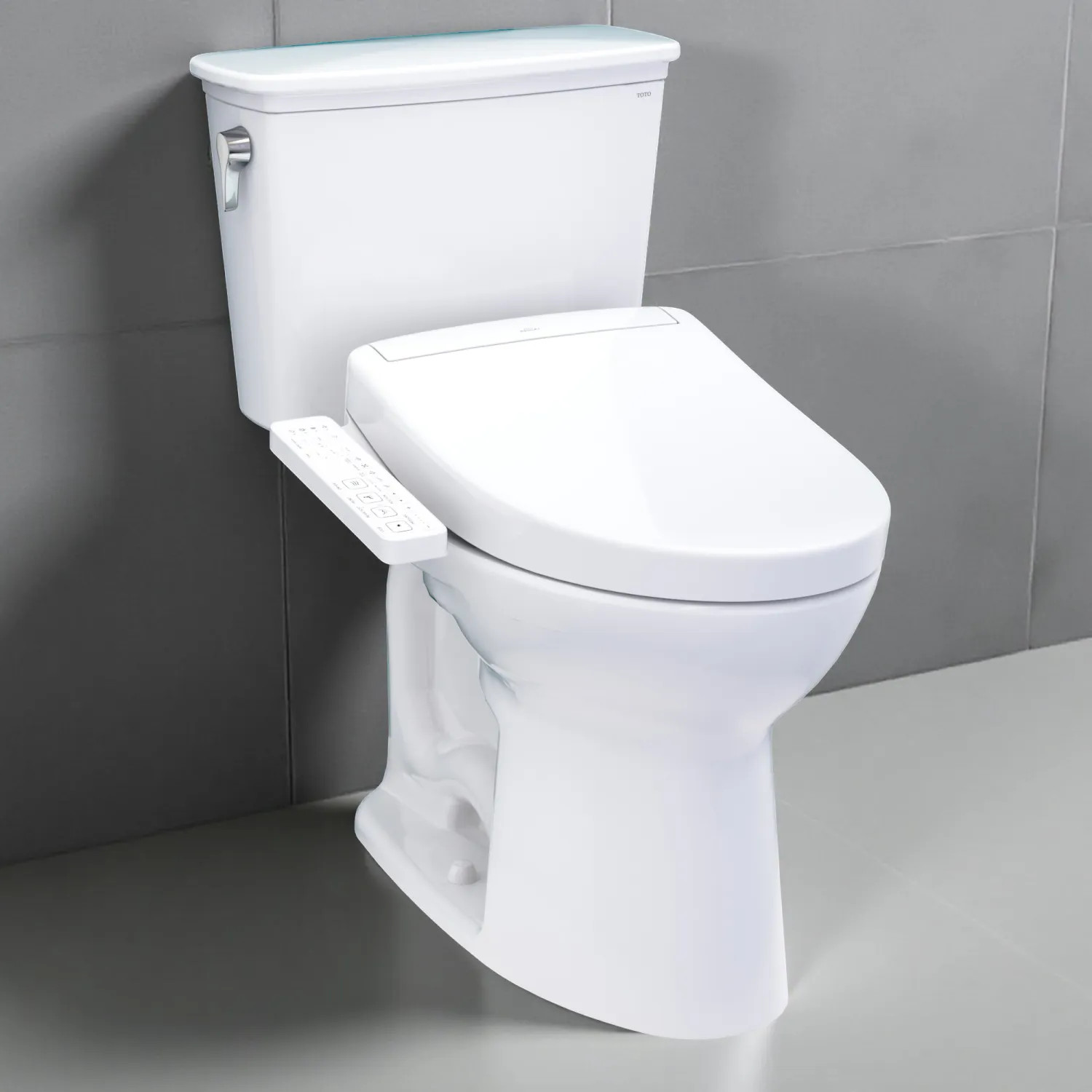 TOTO Drake Transitional Two-Piece Toilet w/ WASHLET+ S2, Universal ...