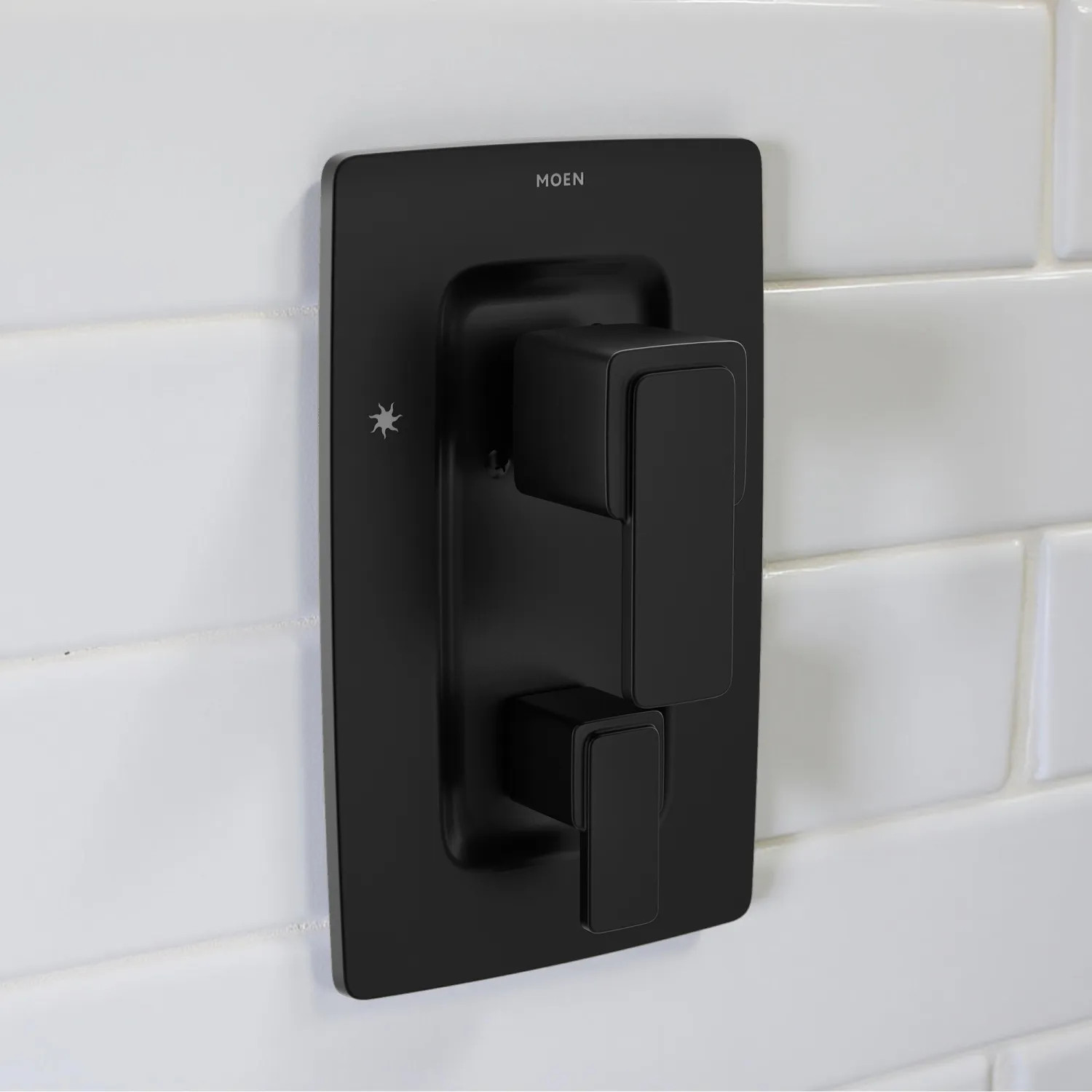 Moen Iver Posi-Temp Three-Function Diverter Pressure Balancing Valve ...