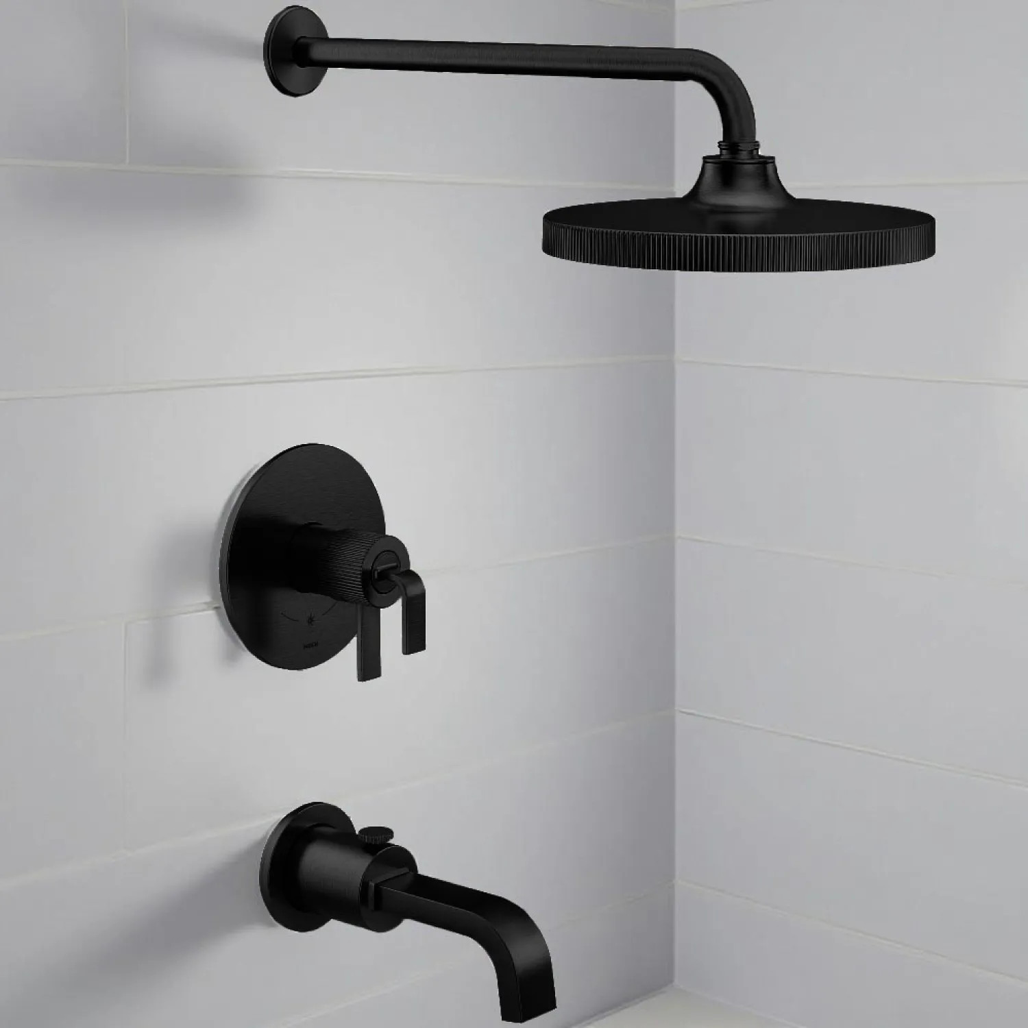 Moen Cambium M-CORE 4-Series Tub and Shower Trim with Two Lever Handles ...