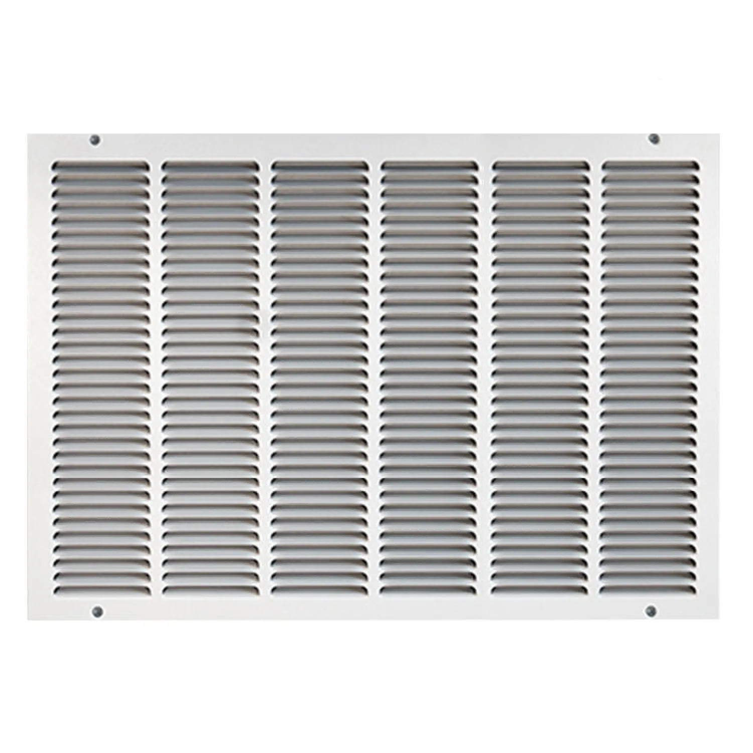 36" x 20" Heavy-Duty Return Air Grille, White - Shoemaker 1075-36X20