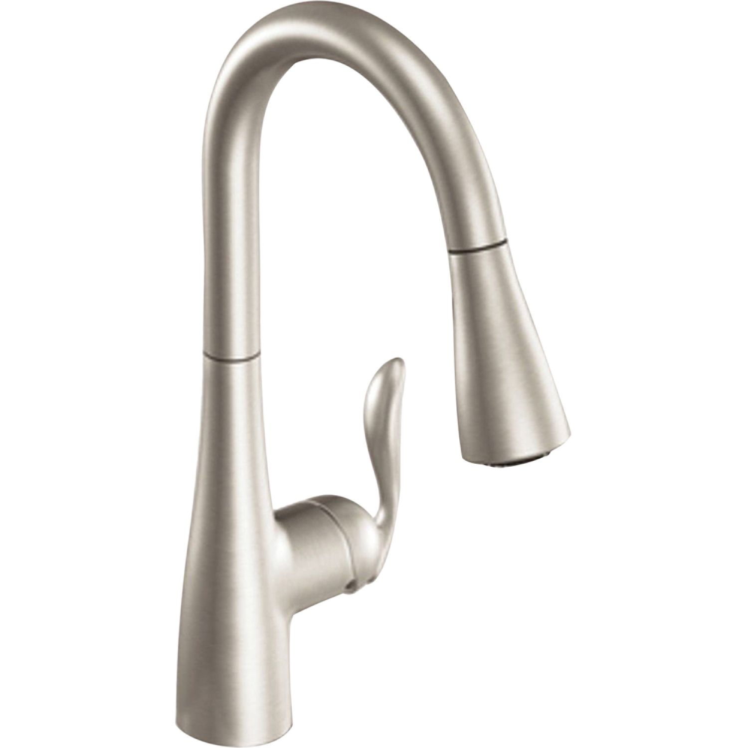 Moen Arbor Single Handle High Arc Pull-Down Kitchen Faucet, Spot Resist ...