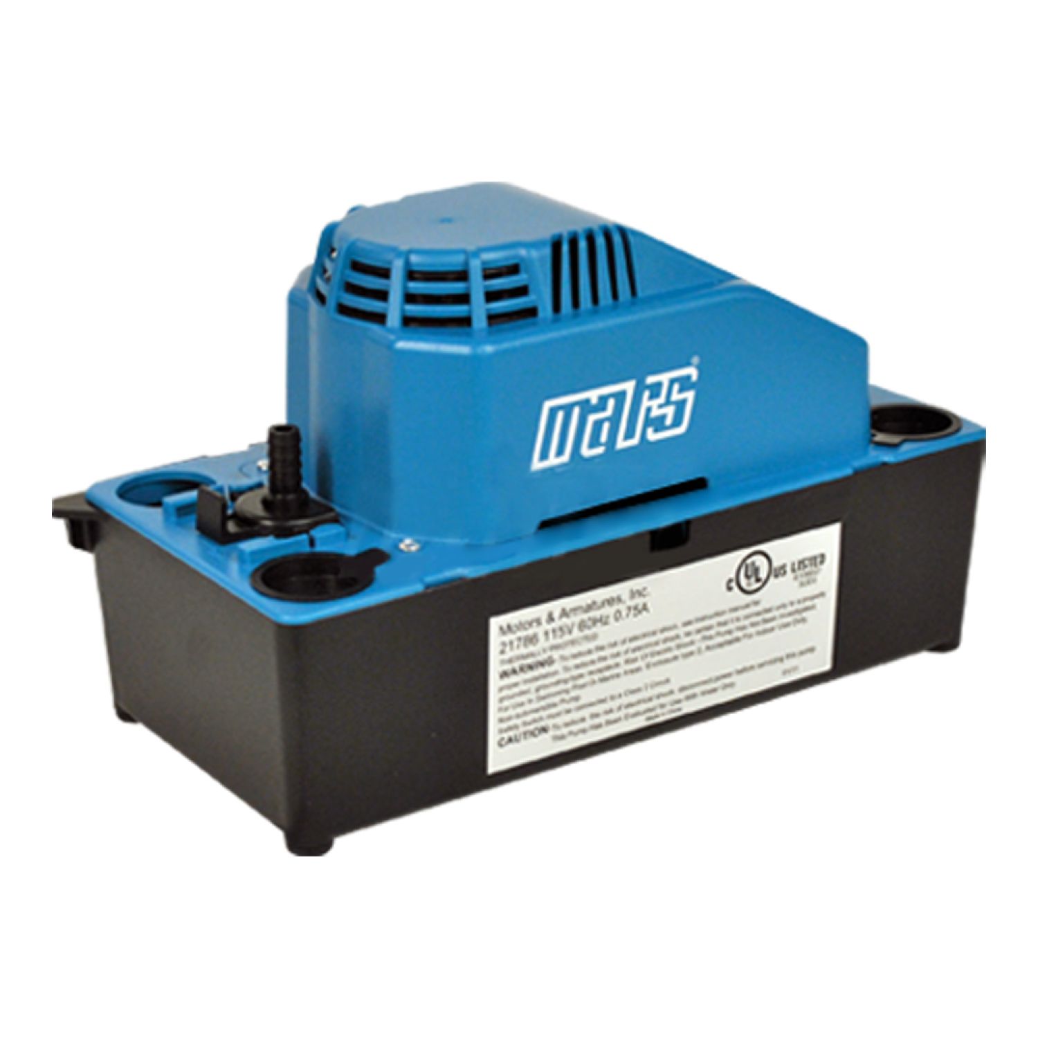 Mars Quiet Condensate Pump with 3/8" Check Valve, Safety Switch, 115V ...