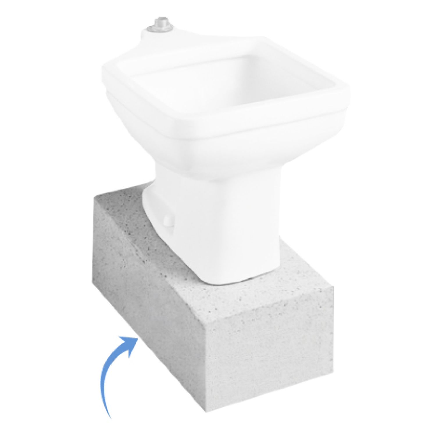 American Standard 710098-201.081 Clinic Service Sink Pedestal Base