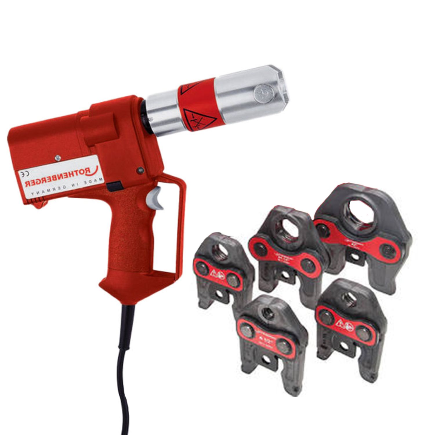 Rothenberger 16202 12-Ton Crimping Tool with Jaws | PlumbersStock