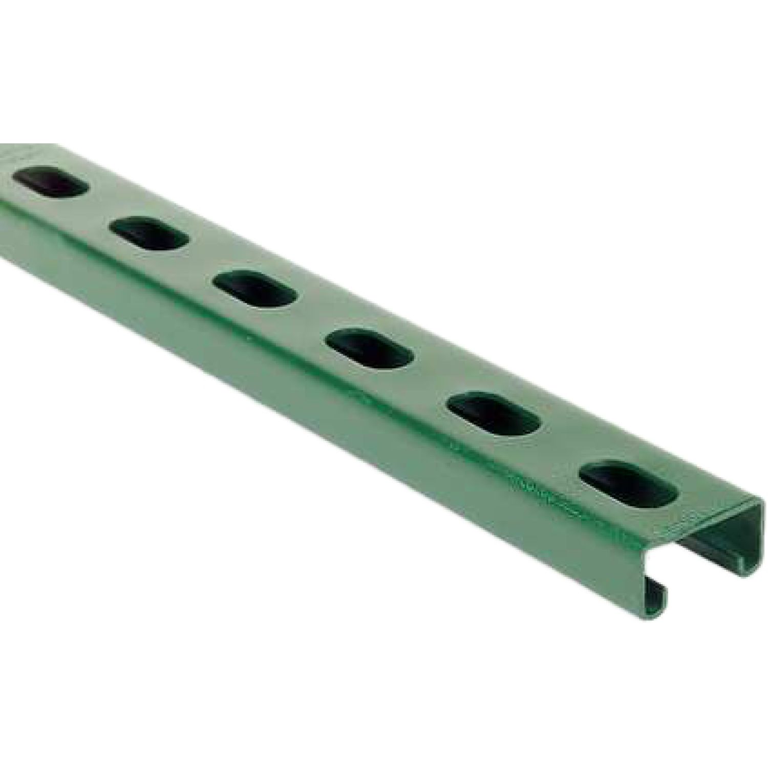 Green Strut Slotted Unistrut 1 5/8" x 13/16" | PlumbersStock