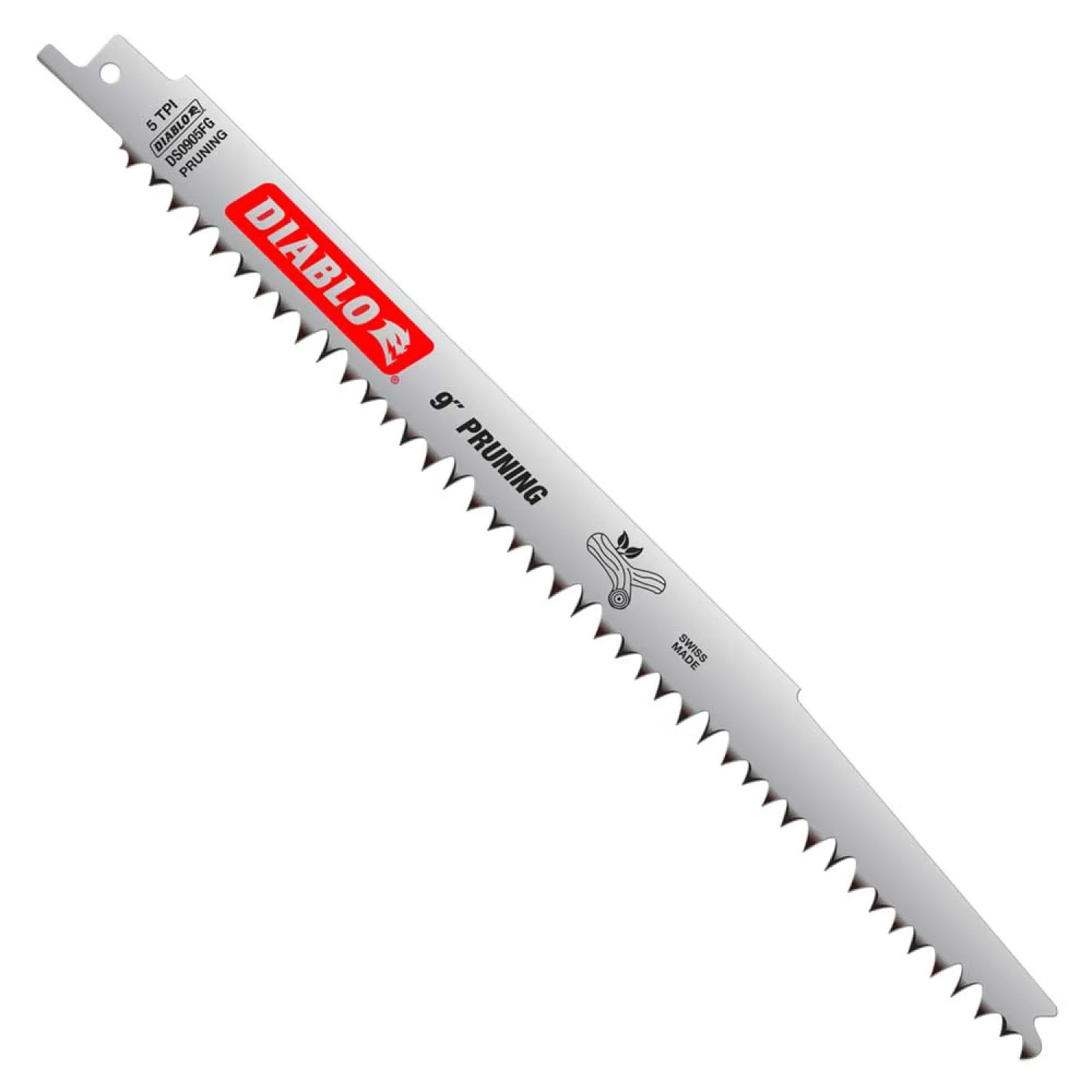 Diablo 5-Pack 9" 5TPI Fleam Ground Reciprocating Saw Blades for Pruning ...
