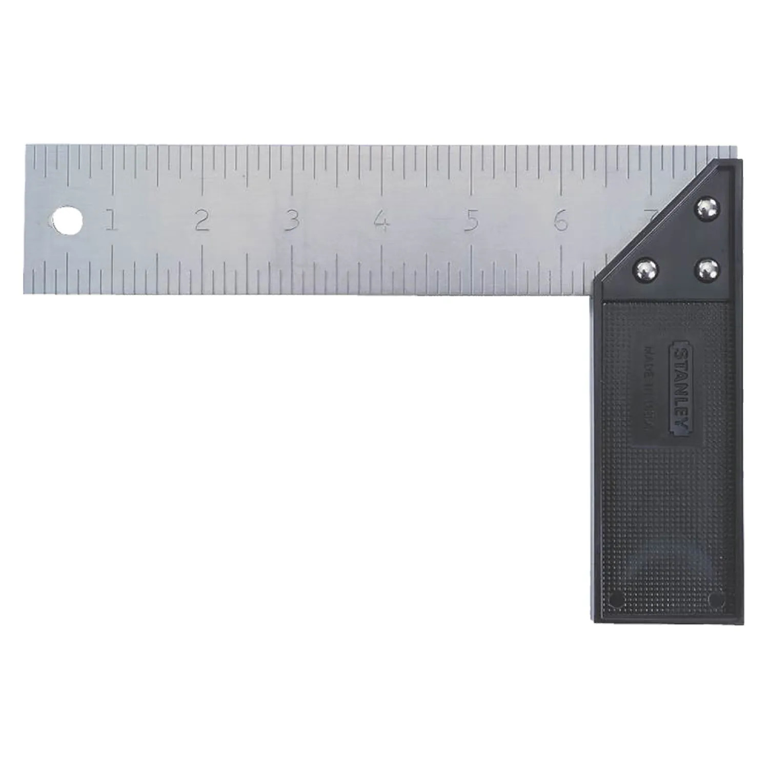 Stanley 46-502 Tri and Mitre Square, 8" x 1-1/2", 1/16", Aluminum