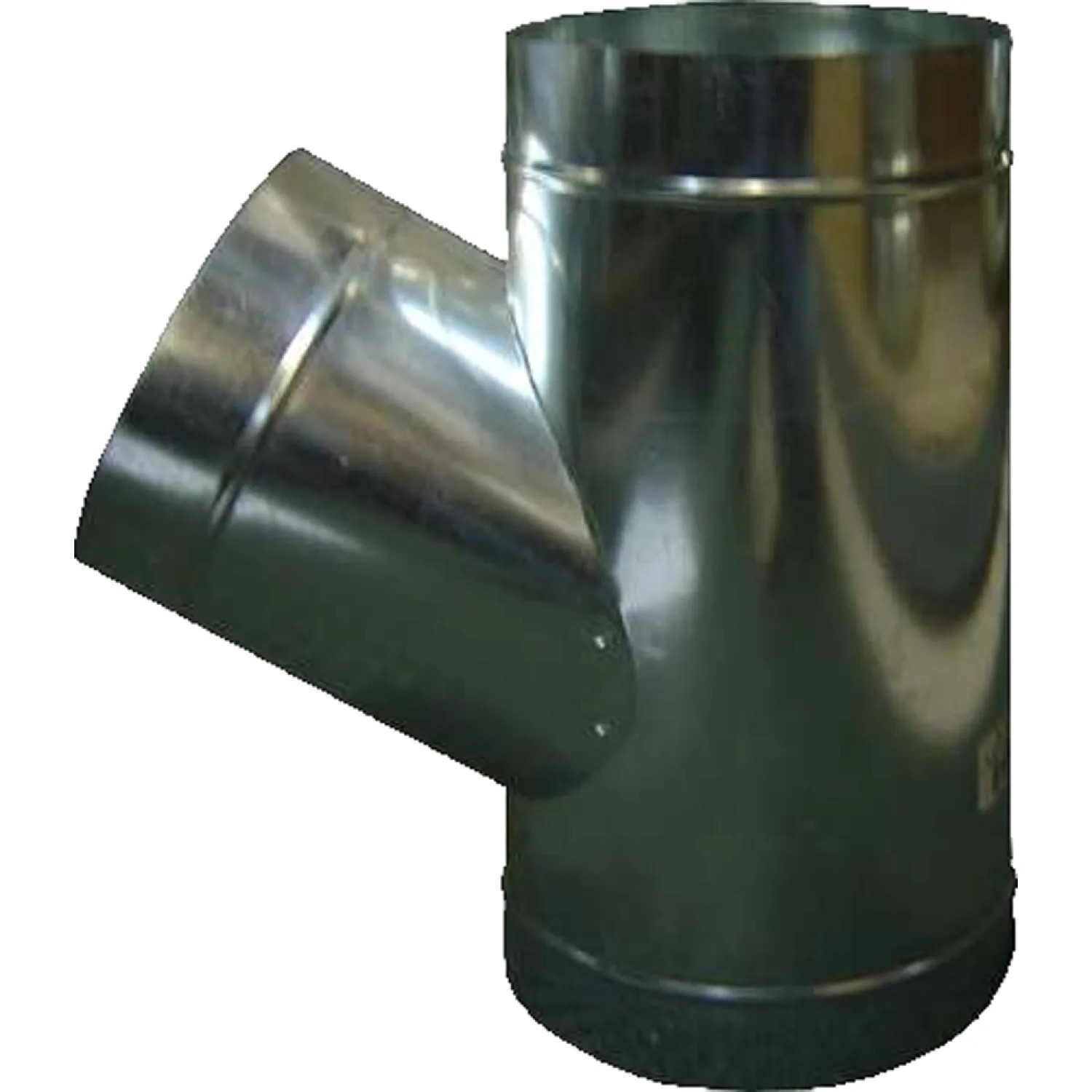 Single Wall Galvanized 7" x 6" x 6"" Wye Tee | PlumbersStock