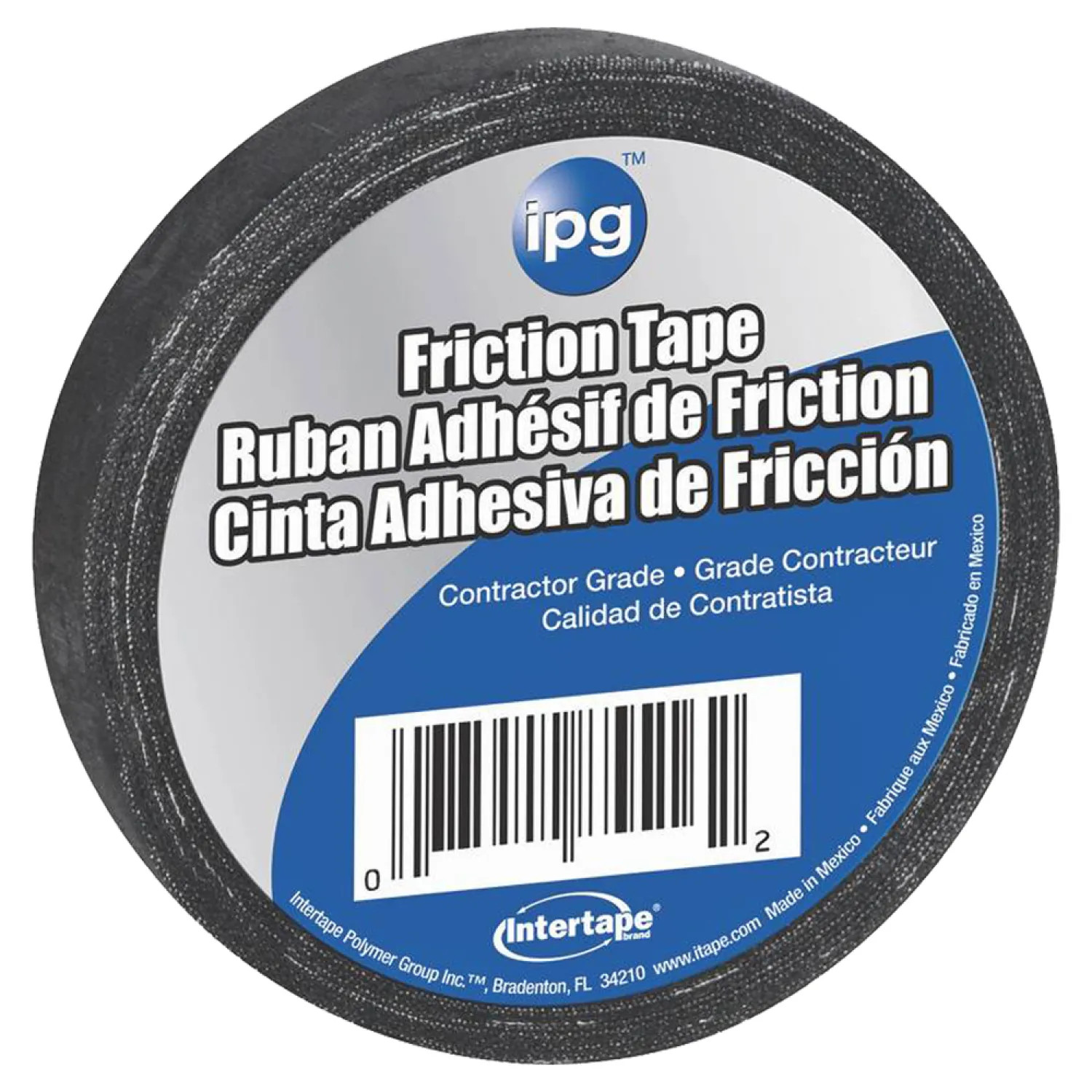 Intertape 5517 Electrical Tape, 3/4 in W x 22 ft L x 30 mil T, Rubber