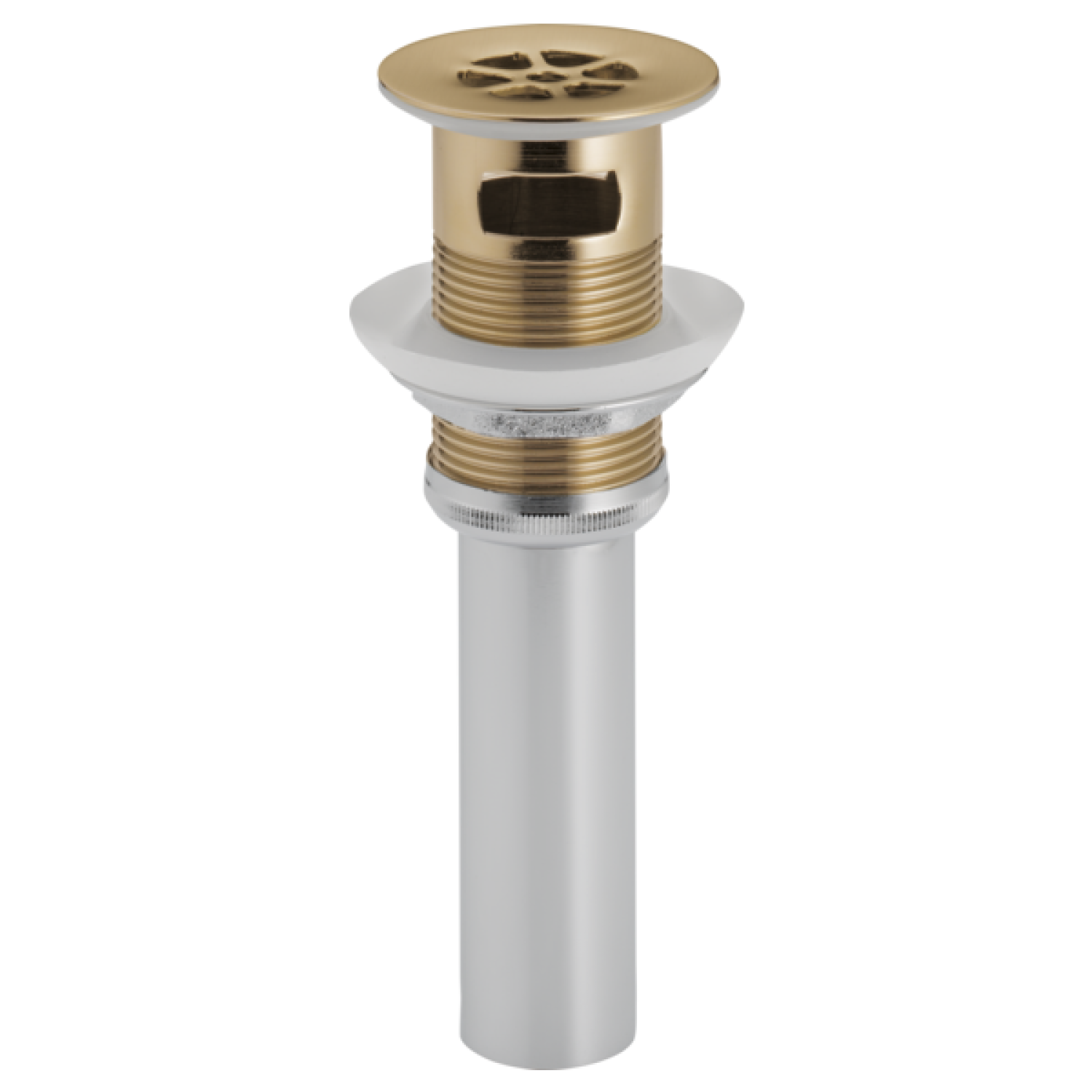 Brizo RP72412GL Luxe Gold Metal Grid Strainer with Overflow