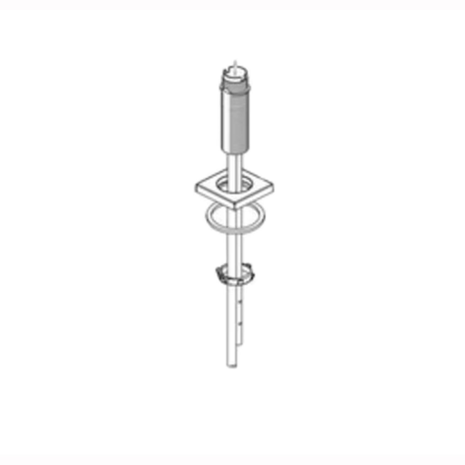 Delta Ara Square Matte Black Handle Base and Gasket for 3567-MPU-DST ...