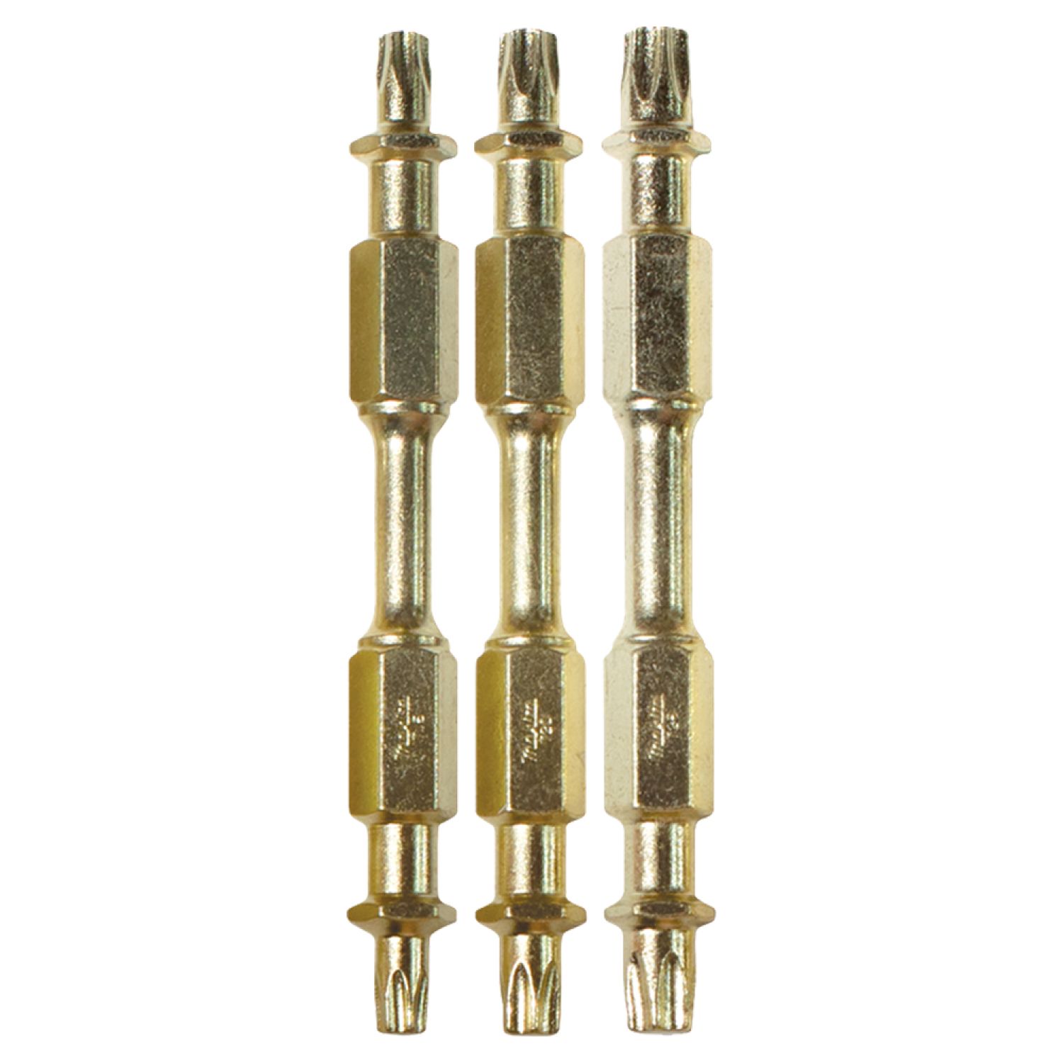 Makita Impact GOLD 3-Piece Assorted 2-1/2" Torx Double-Ended Power Bits ...