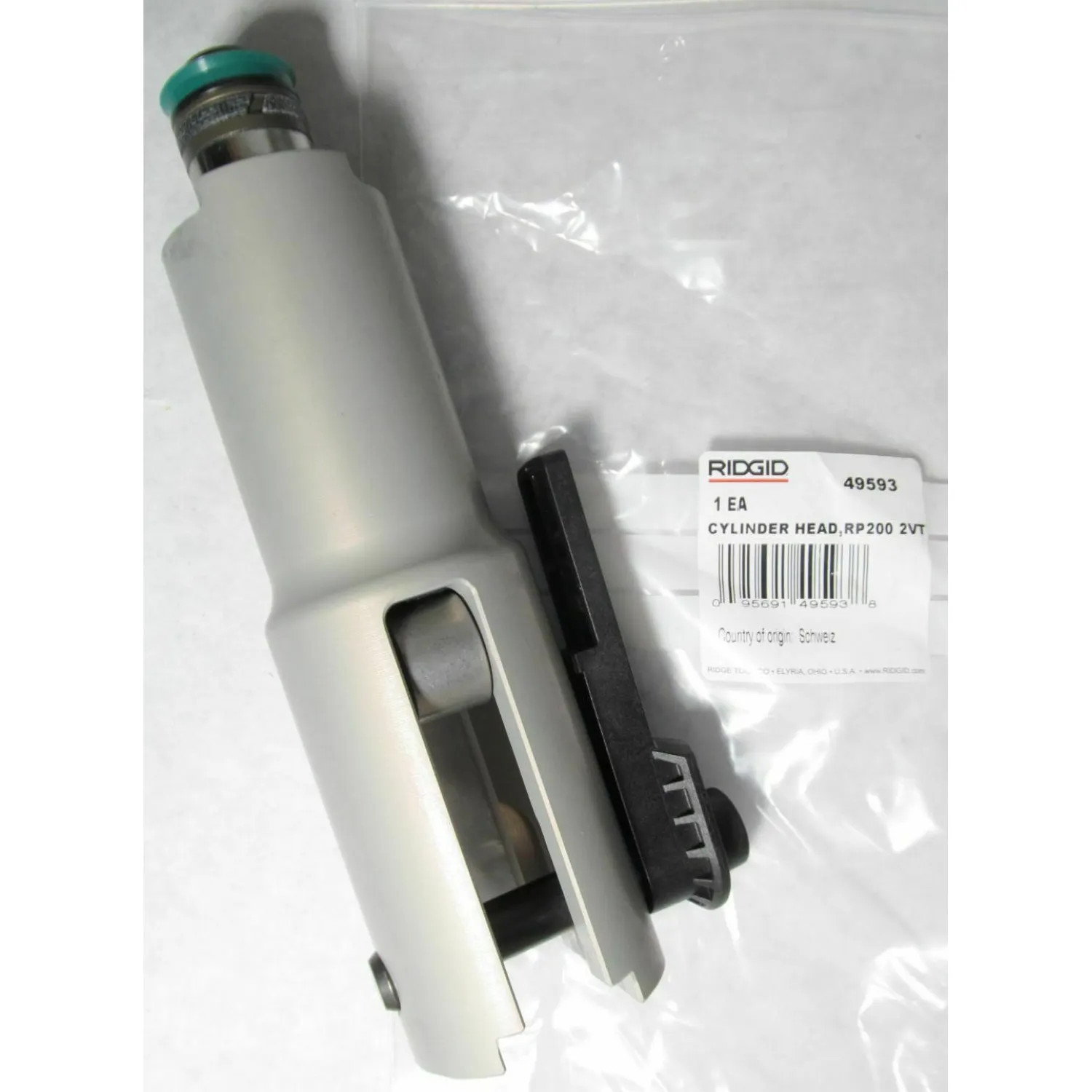 RIDGID 49593 CYLINDER HEAD, RP200 2VT SUB | PlumbersStock