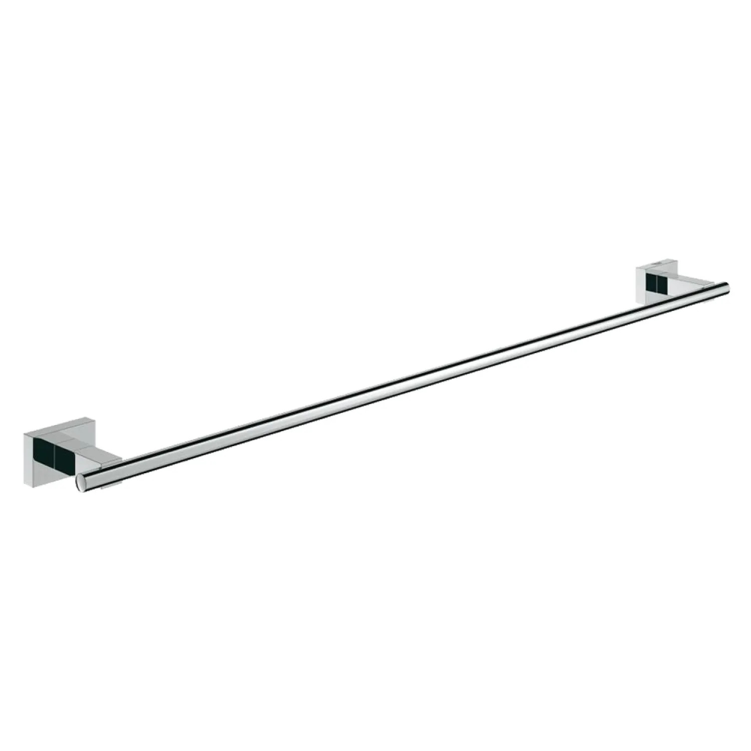 Grohe Essentials Cube 24" Towel Bar, Concealed Fastening, Starlight ...