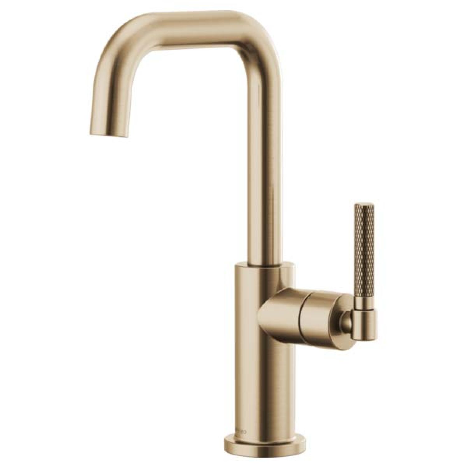 Brizo Litze Brilliance Luxe Gold Bar Faucet with Square Spout and ...