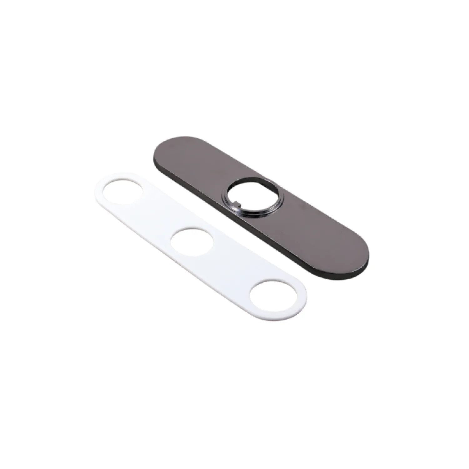 Delta Trinsic 8in Black Stainless Escutcheon and Gasket for 9159-DST ...